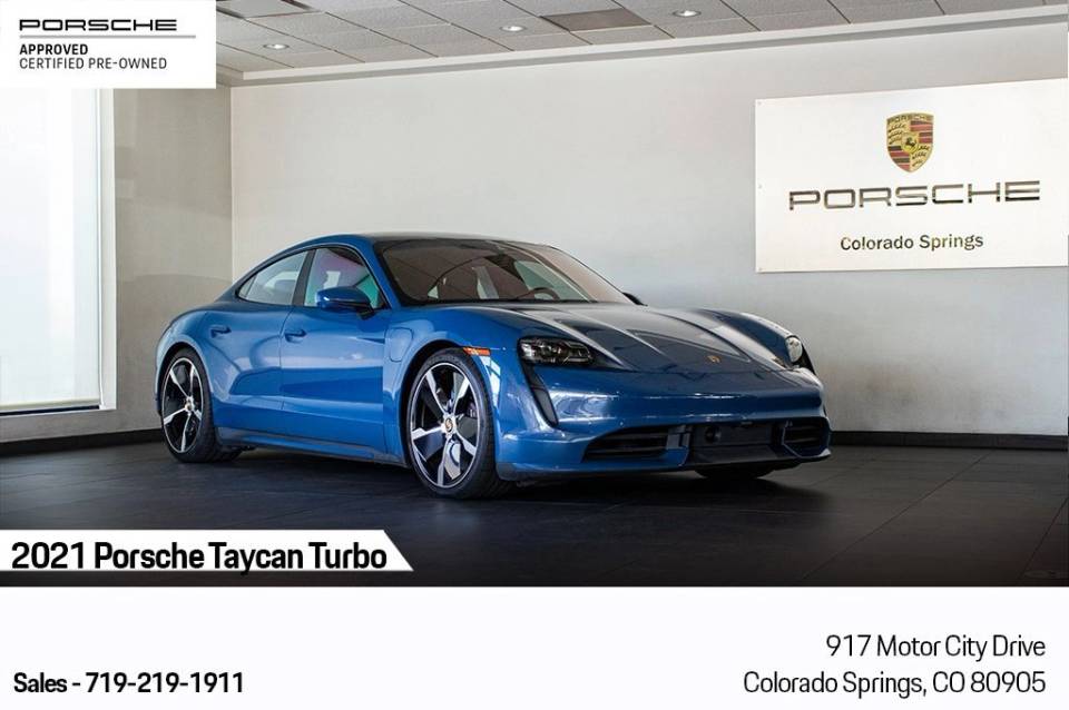 Buy used Porsche Taycan Turbo at Porsche Colorado Springs