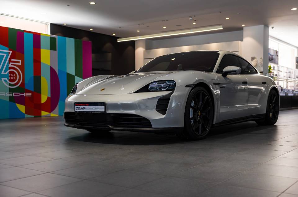 Buy used Porsche Taycan GTS at Porsche Centre Doha Showroom