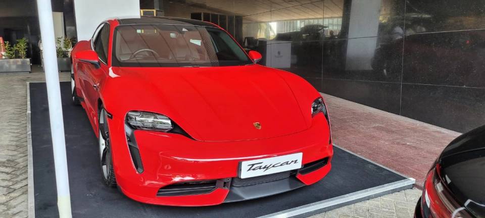 Buy used Porsche Taycan Turbo at Porsche Showroom Mumbai
